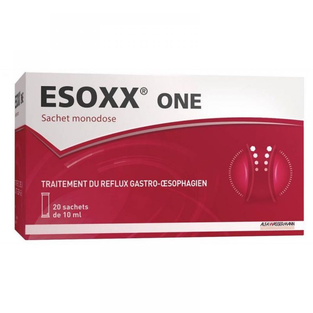 Esoxx one - 20 sachets, protection de l'oesophage et réduit la douleur.