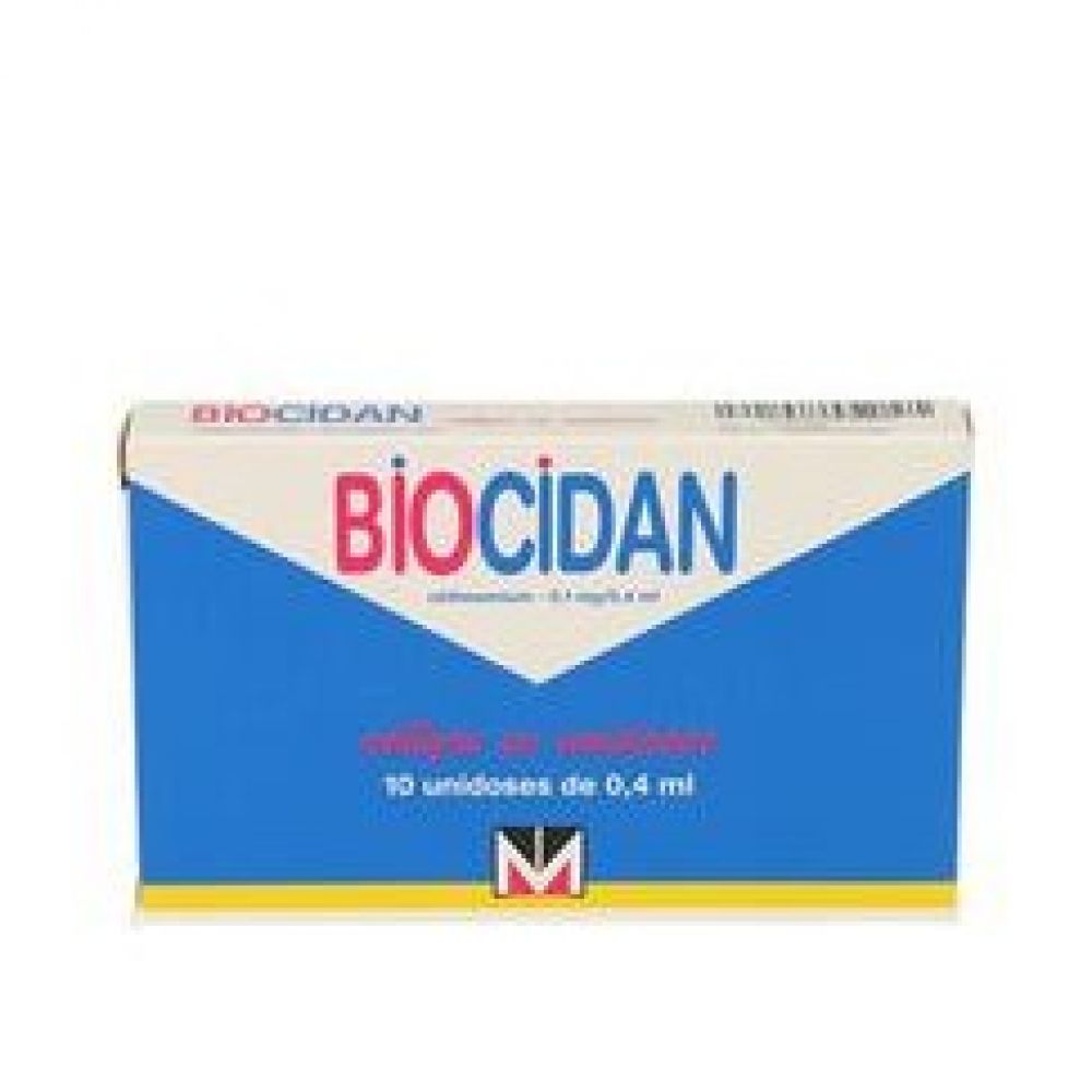 Biocidan collyre - 10 unidoses antiseptique oculaire.