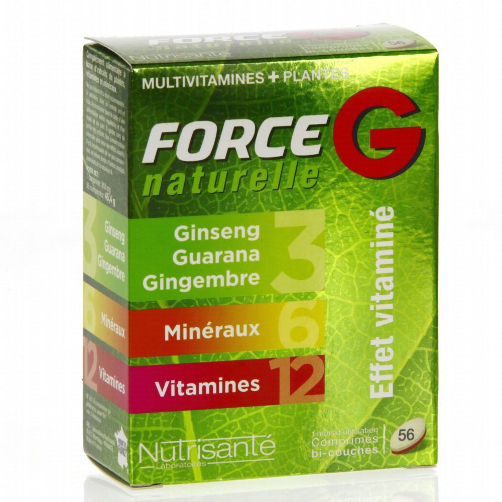 Force G Vitamines 56 comprimés