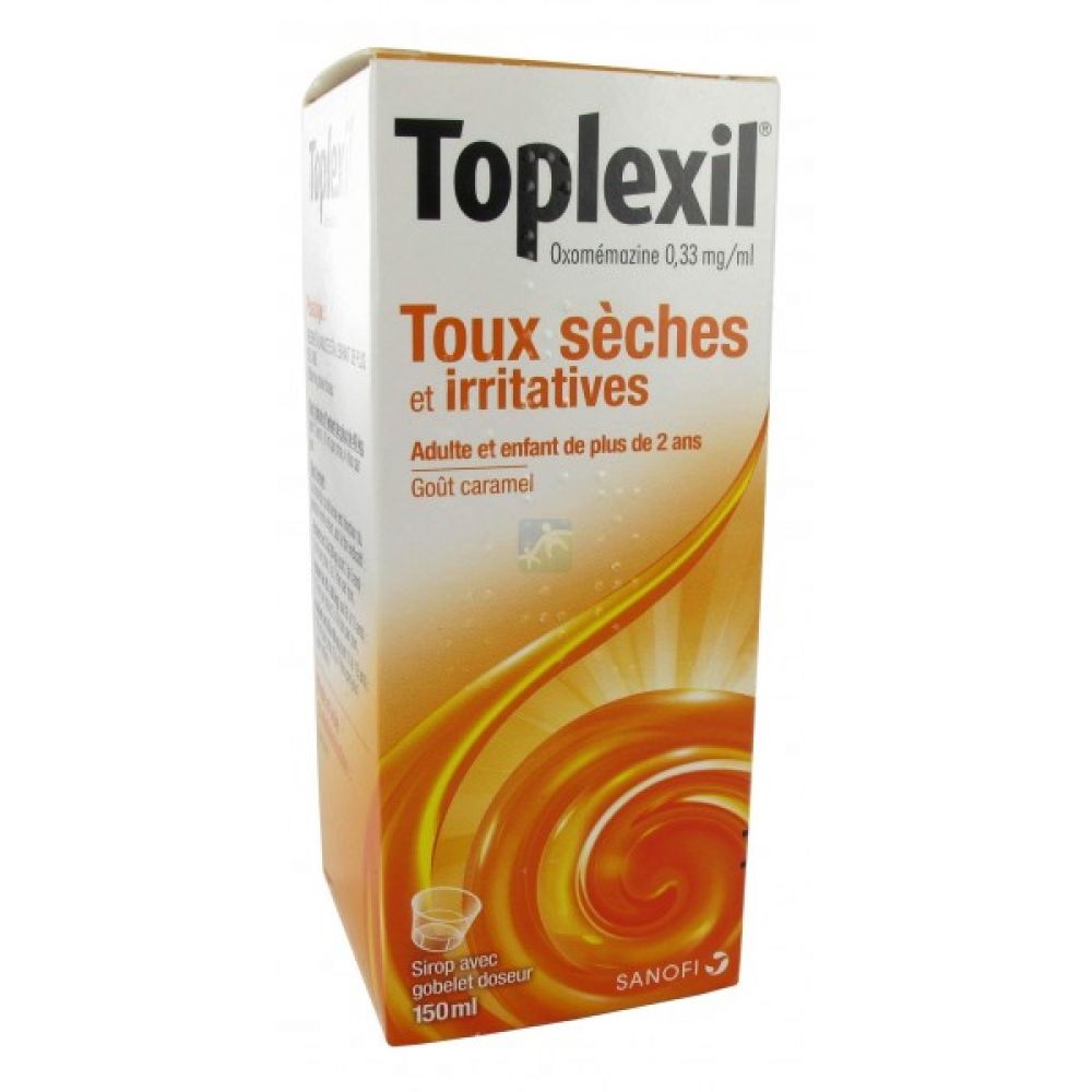 Toplexil Toux sèches et irritatives 150ml