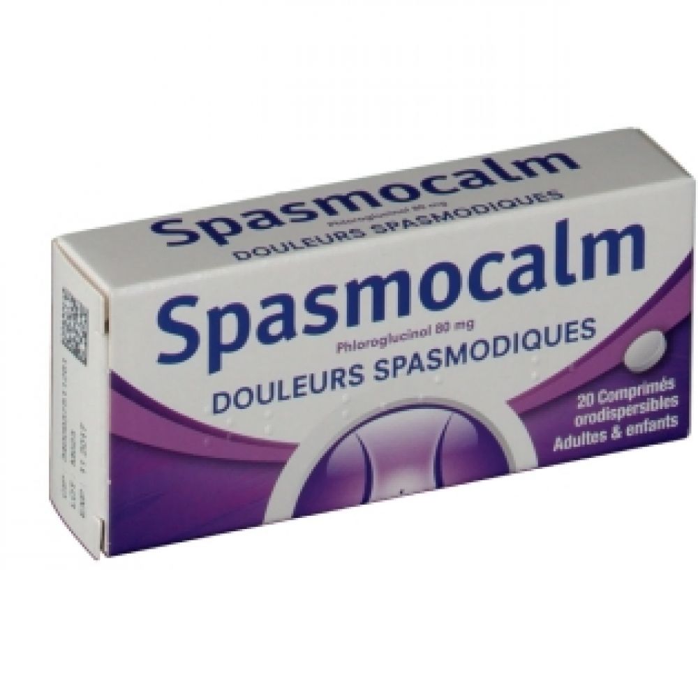Spasmocalm Douleurs spasmodiques 20 comprimés